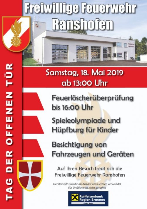 08.05.2019 - Dreister Einbruch in Feuerwehrhaus Ranshofen - Bezirk Braunau